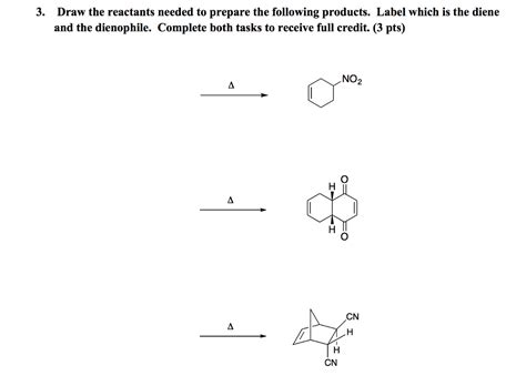 Solved Draw The Reactants Needed To Prepare The Following Chegg