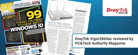 Draytek Vigor2860ac Reviewed By Pcandtech Authority Magazine Draytek Aust And Nz