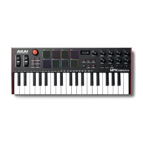 Buy Akai Mpk Mini Plus 37 Key Compact Midi Keyboard Controller With Mpc Beats Software Pack
