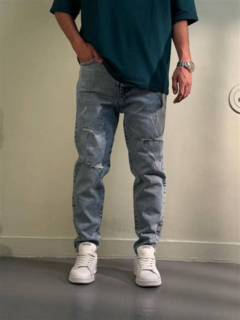 خرید شلوار مام فیت مردانه در مدل ها و طرح های متنوع همهمه بوتیک