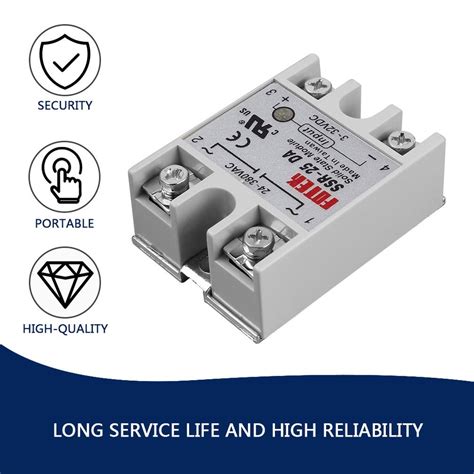 Solid State Relay Module Ssr 25da 25a 250v 3 32v Grandado