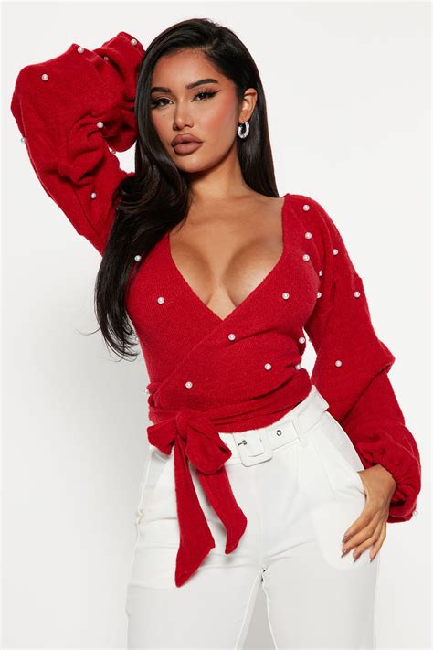 Sassy But Classy Sweater Red Fashion Nova