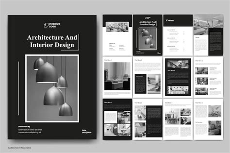 Premium Vector Architecture And Interior Portfolio Template Design And Company Profile