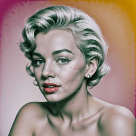 A 1960s Pop Art Style Portrait Of Marylin Monroe By Domuk1 On Deviantart