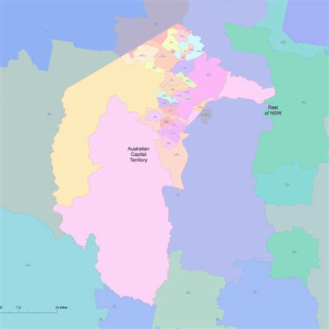 Australia Road And City Map Your Vector