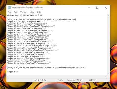 How To Change The System Font In Windows Or Restore It To Default