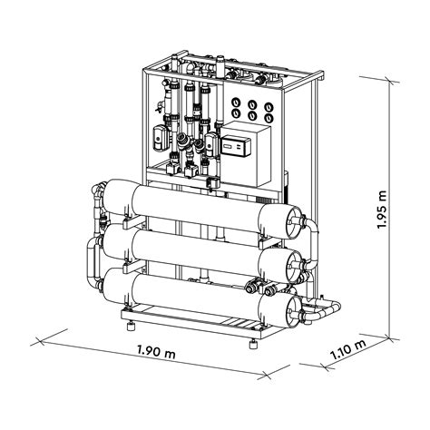 Ecosoft Ro System Mo3 3m3 H Universal Without Membrane