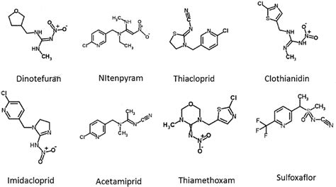 Structures Of Targeted Insecticides Download Scientific Diagram