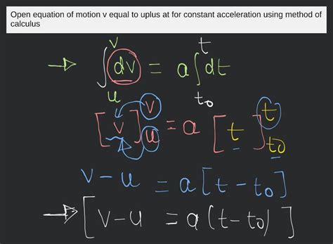 Average Acceleration Formula Calculus