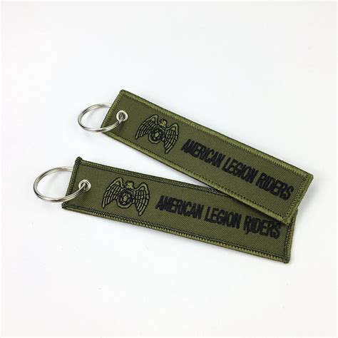 Promotional Custom Embroidered Keychain Custom Embroidered Etsy