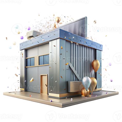 Impressive Abstract Industrial Facade Metal Cladding Texture Cutout