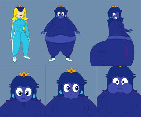 Princess Peach Blueberry Sequence Hair Alt 13 By Bearegardetheartist