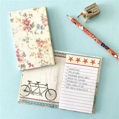 DIY Mini Notepads Crafting Cheerfully