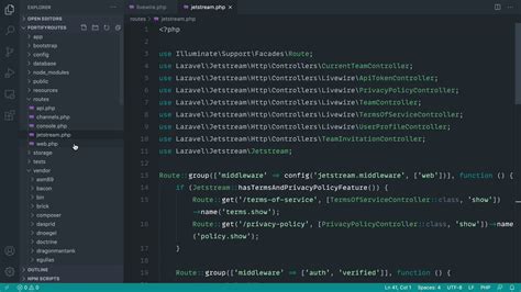 Custom Laravel Jetstream Routes Youtube