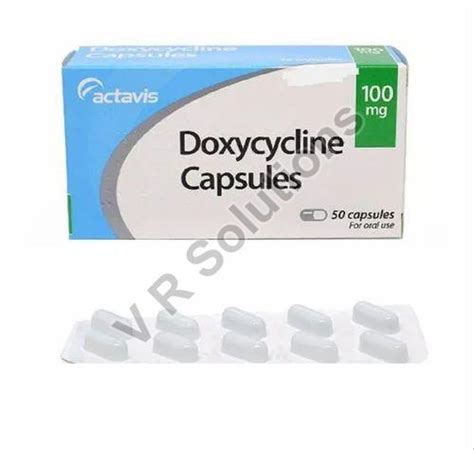 100 Mg Doxycycline Tablet Packaging Size 10 10 Box 100 Tablets At Best Price In Nagpur