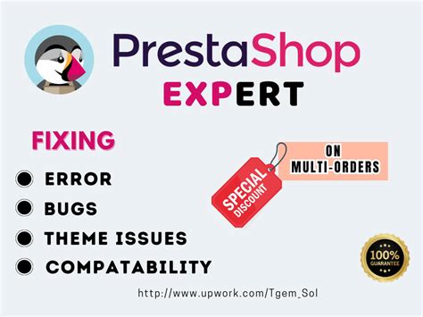 Prestashop Bug And Error Fixing By Expert Developer Upwork