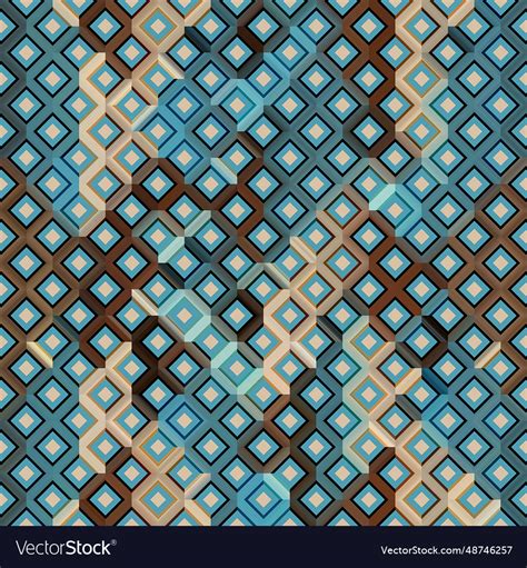 Geometric Abstract Pattern Moire Overlay Style Vector Image