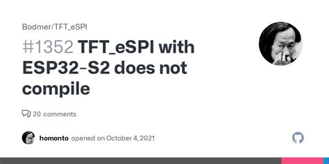 TFT ESPI With ESP32 S2 Does Not Compile Issue 1352 Bodmer TFT ESPI GitHub