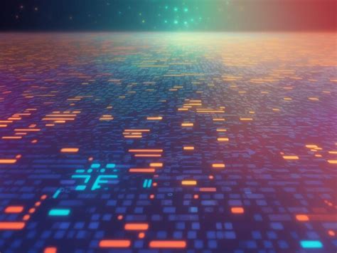Premium Photo Binary Trails Digital Footprint Background Created With