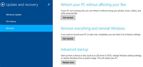 Windows 8 Refresh Warning Blizzard Computers