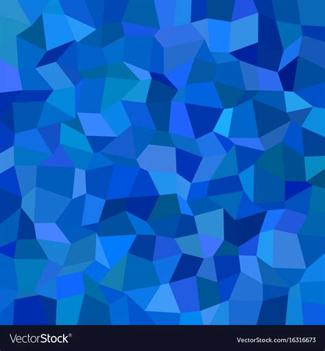 Blue Abstract Rectangle Tiled Mosaic Pattern Vector Image