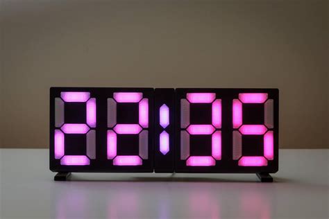 7 Segment Clock Small Printers Edition 9 Steps With Pictures Instructables
