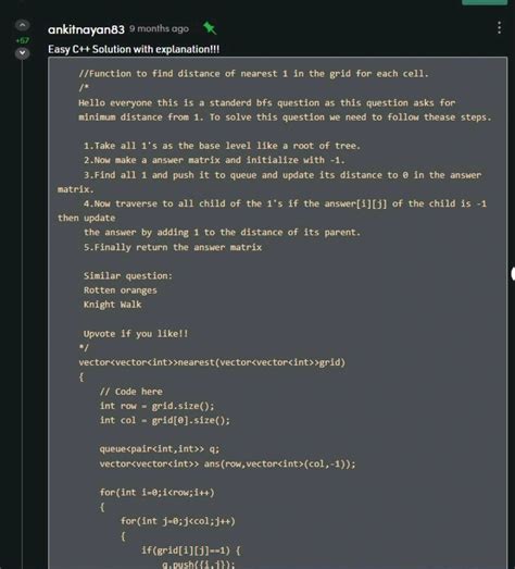 ankit nayan on linkedin thank you geeksforgeeks for pinning my solution…