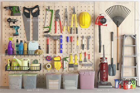 工具墙 五金工具su模型下载 Id14018982 Sketchup模型下载 欧模网
