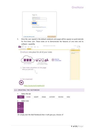 Microsoft OneNote Guidebook PDF