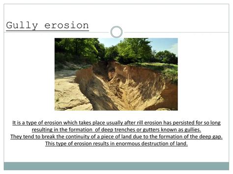 Management And Control Of Gully Erosion Ppt Pptx