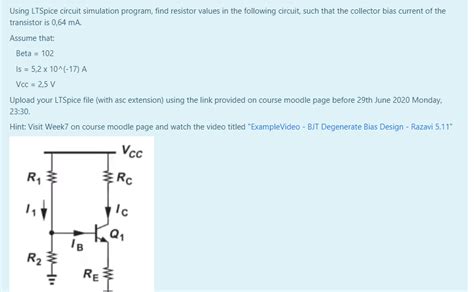 Solved Using LTSpice Circuit Simulation Program Find Chegg Com