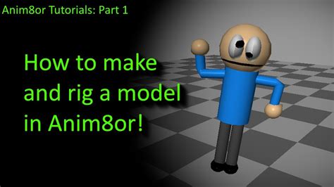 How To Make And Rig A Model In Anim Or Anim Or Tutorials Part YouTube