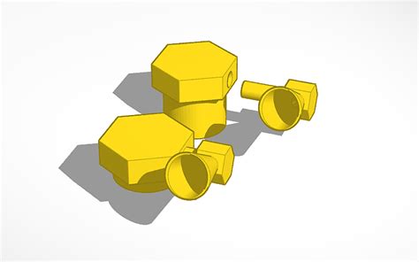 3d Design Copy Of Ghostbusters Proton Pack Vent Valve Video Game Tinkercad