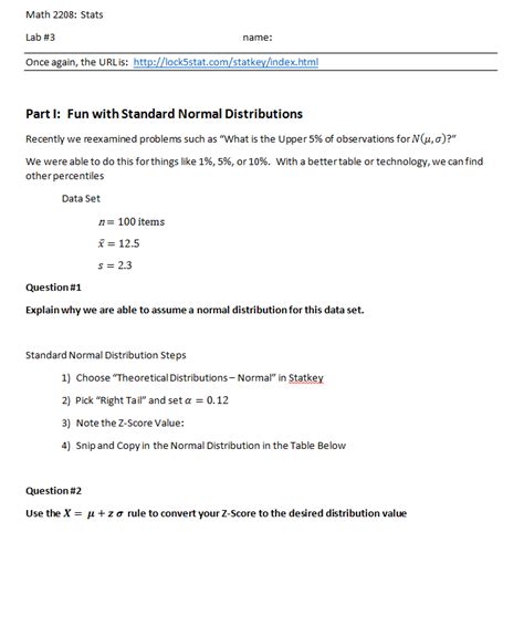 Solved Math 2208 Stats Lab 3 Once Again The Urlis