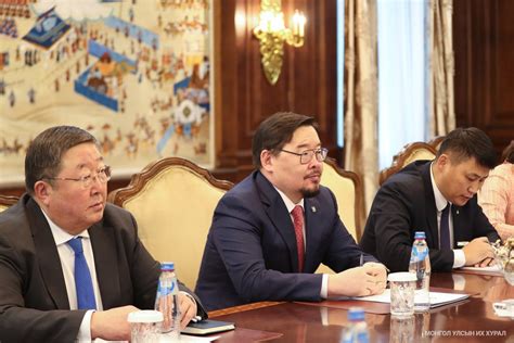 Г Занданшатар Элчин сайд Ким Жун Гү г хүлээн авч уулзлаа Nio Mn