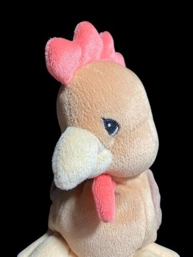 Chicken Tender Tails Plush Small Chick Precious Moments Beanie Rooster