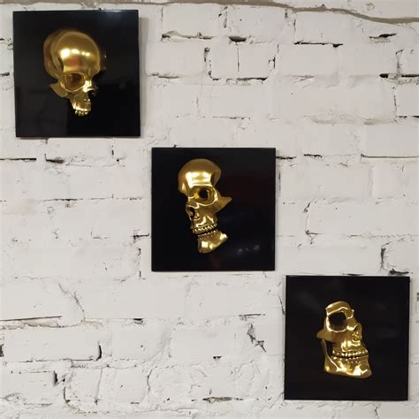 Triptych Of Human Sculls 3d Model 3d Printable Cgtrader