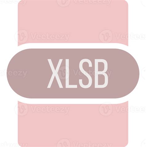 Modern Xlsb File Extension Icon Rounded And Color Fill 57325757 Png