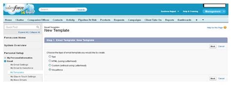 Managing Salesforce Email Templates