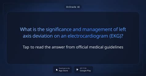 What Is The Significance And Management Of Left Axis Deviation On An
