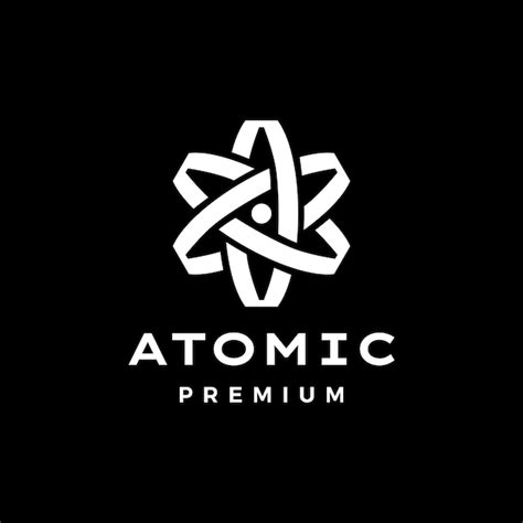 Premium Vector Atom Logo Vector Icon Illustration