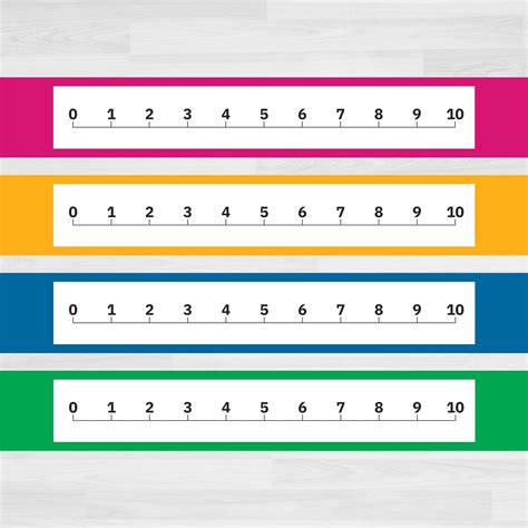 1 10 Printable Number Line