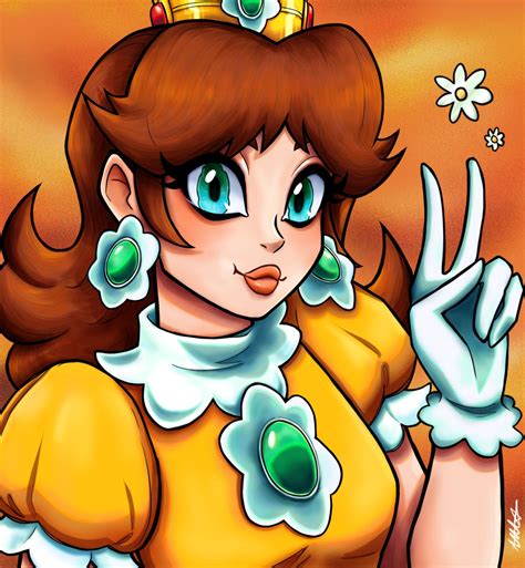 Princess Daisy Fanart By Bluef0rest On Deviantart