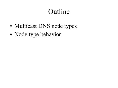 Ppt Multicast Dns Powerpoint Presentation Free Download Id4257958