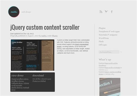Enticing Scrolling Effects JQuery Plugins
