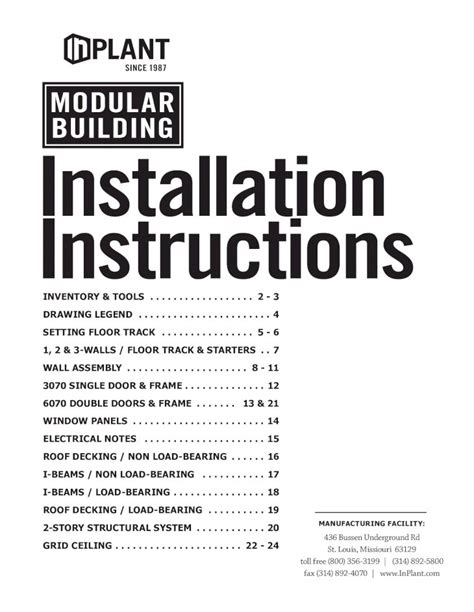 Pdf Since 1987 Modular Building Installation Since 1987 Modular