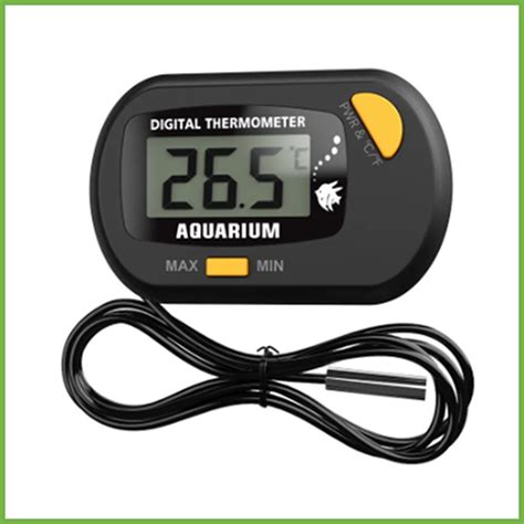 The Digital LCD Thermometer Is Ideal For Aquariums And Terrariums