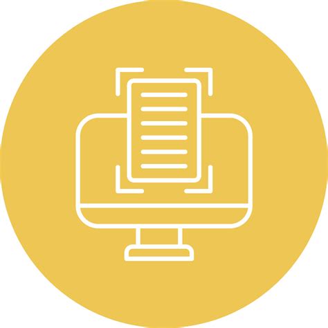 Screen Reader Line Circle Background Icon 17626644 Vector Art At Vecteezy