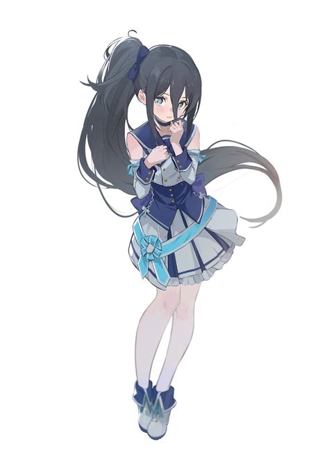 Safebooru 1girl Absurdres Ankle Boots Aqua Eyes Arisu Blue Archive