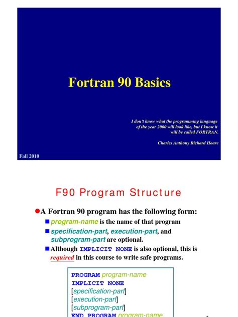 F90 Basics Download Free Pdf Reserved Word Trigonometric Functions